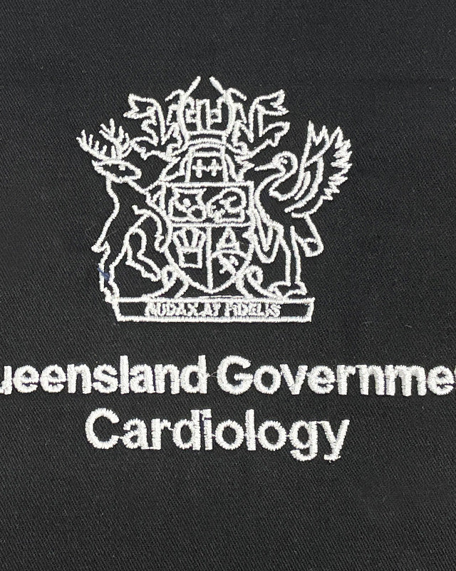 Embroidery Stock Logos - Queensland Government Cardiology – Smilewear
