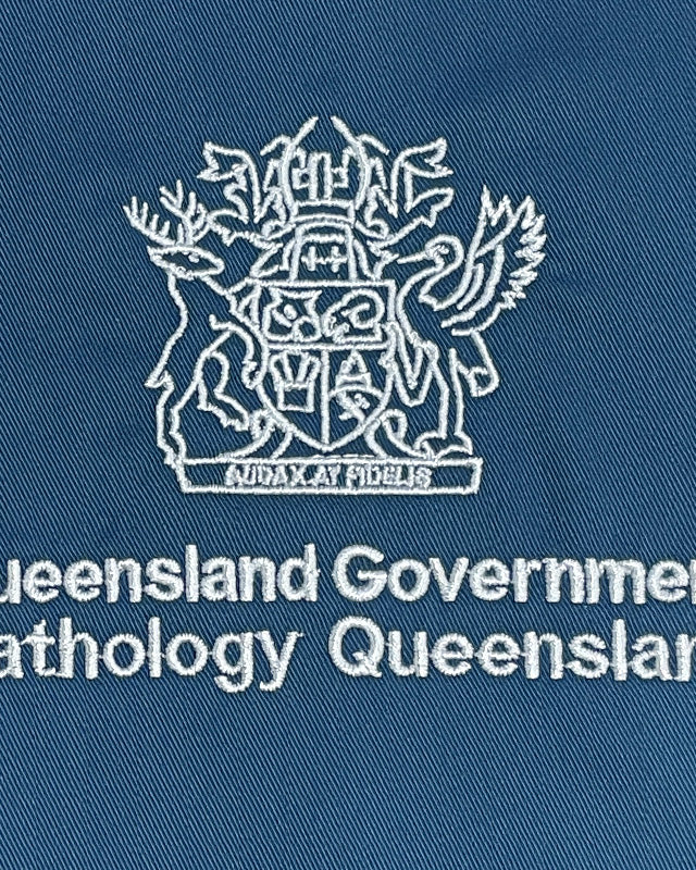 Embroidery Stock Logos - Queensland Government Pathology Queensland ...