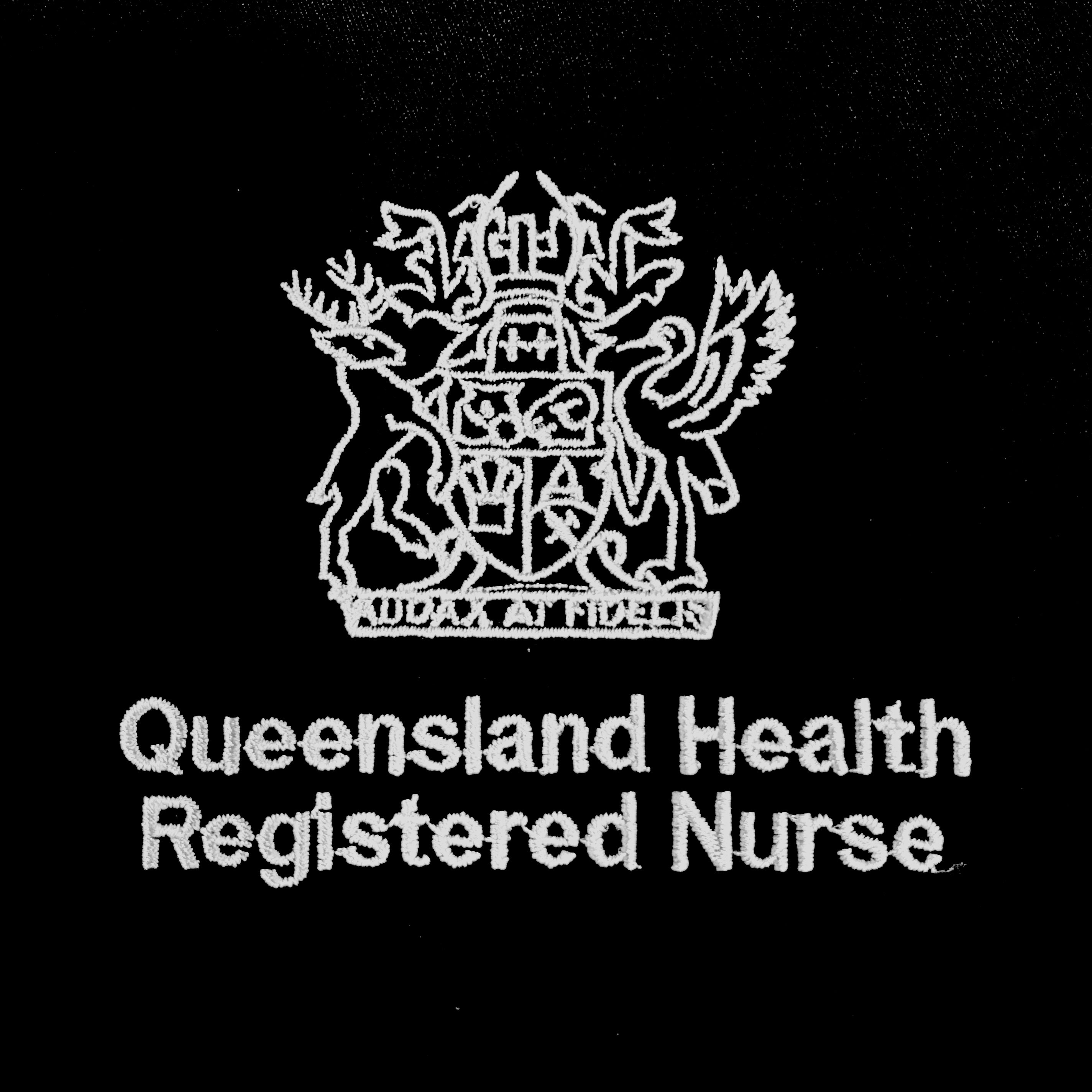 Embroidery Stock Logos - Queensland Health Registered Nurse – Smilewear